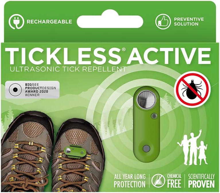 Tickless Active - Ultrasonic Tick and Flea Repellent - For humans - Rechargeable - PetDoctors ...